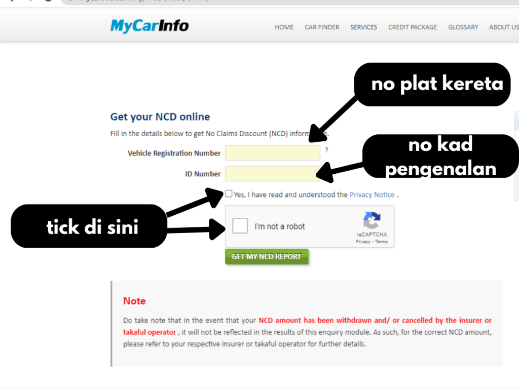 CARA CHECK NCD ONLINE - Info Kereta